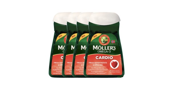 Moller's Omega-3 Cardio Fish Oil Supplement 60caps