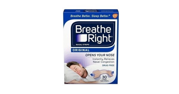 Breathe Right Original Ρινικές Ταινίες Μεγάλο Μέγεθος 30 τμχ